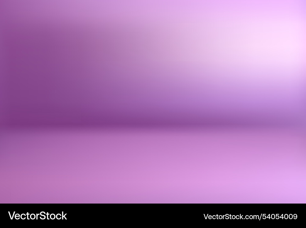 Violet Stage With Grey Wall 3d Background Vector Image