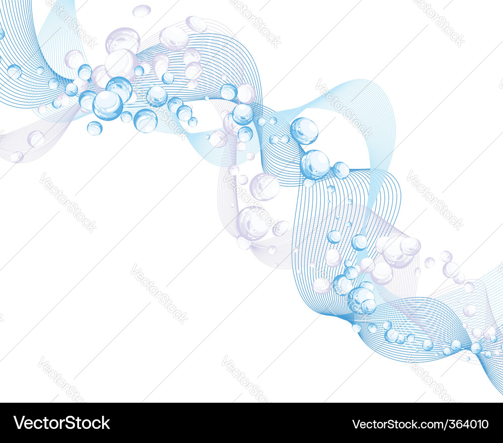 Water background Royalty Free Vector Image - VectorStock