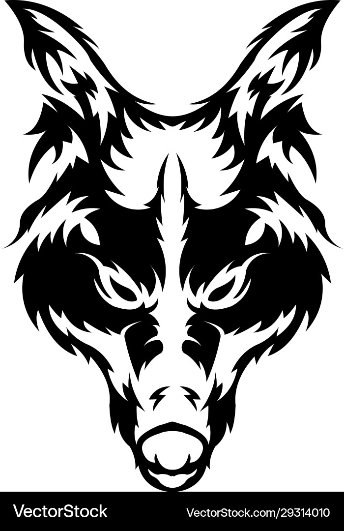 Wolf logo Royalty Free Vector Image - VectorStock