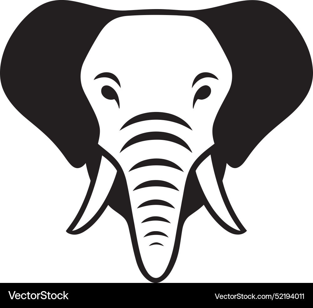 Elephant and the ivory ban a global Royalty Free Vector