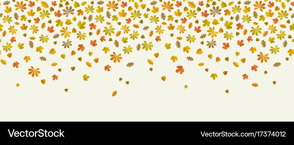 Autumn Leaf Fall Background Royalty Free Vector Image