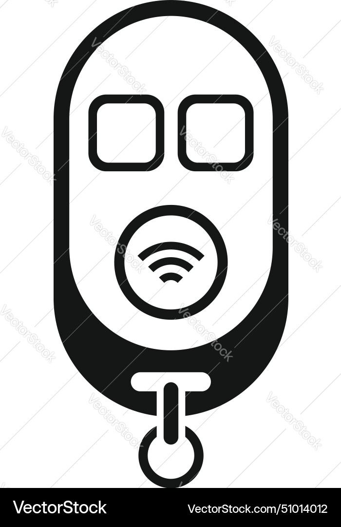 Control boot key icon simple smart Royalty Free Vector Image