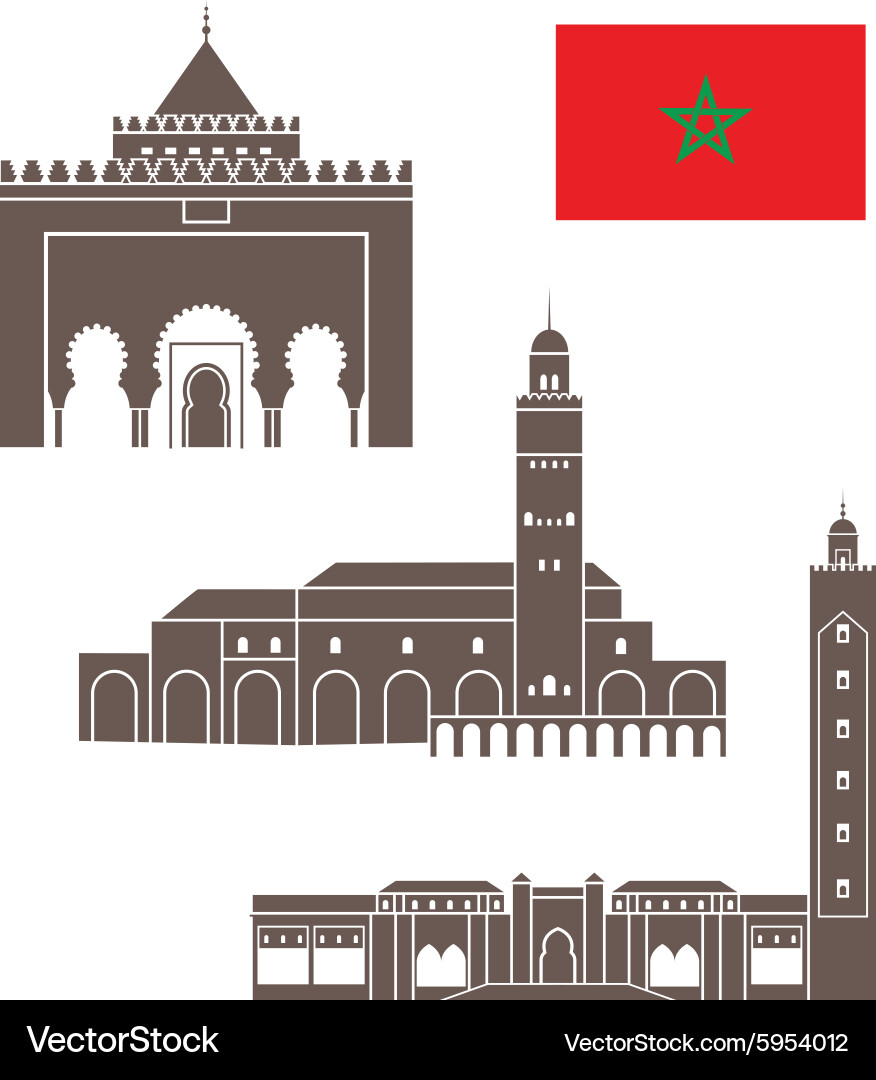 Morocco Royalty Free Vector Image - VectorStock