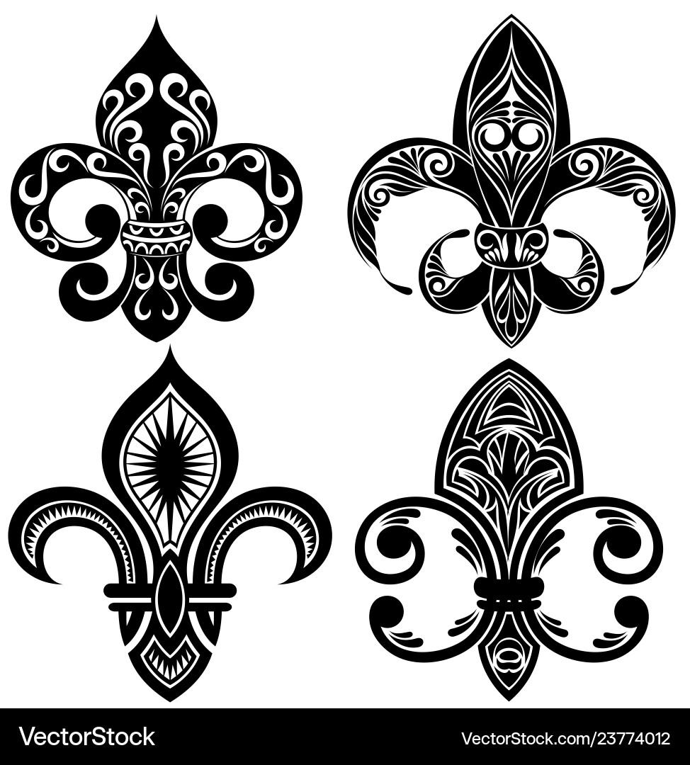 Royal lily Royalty Free Vector Image - VectorStock