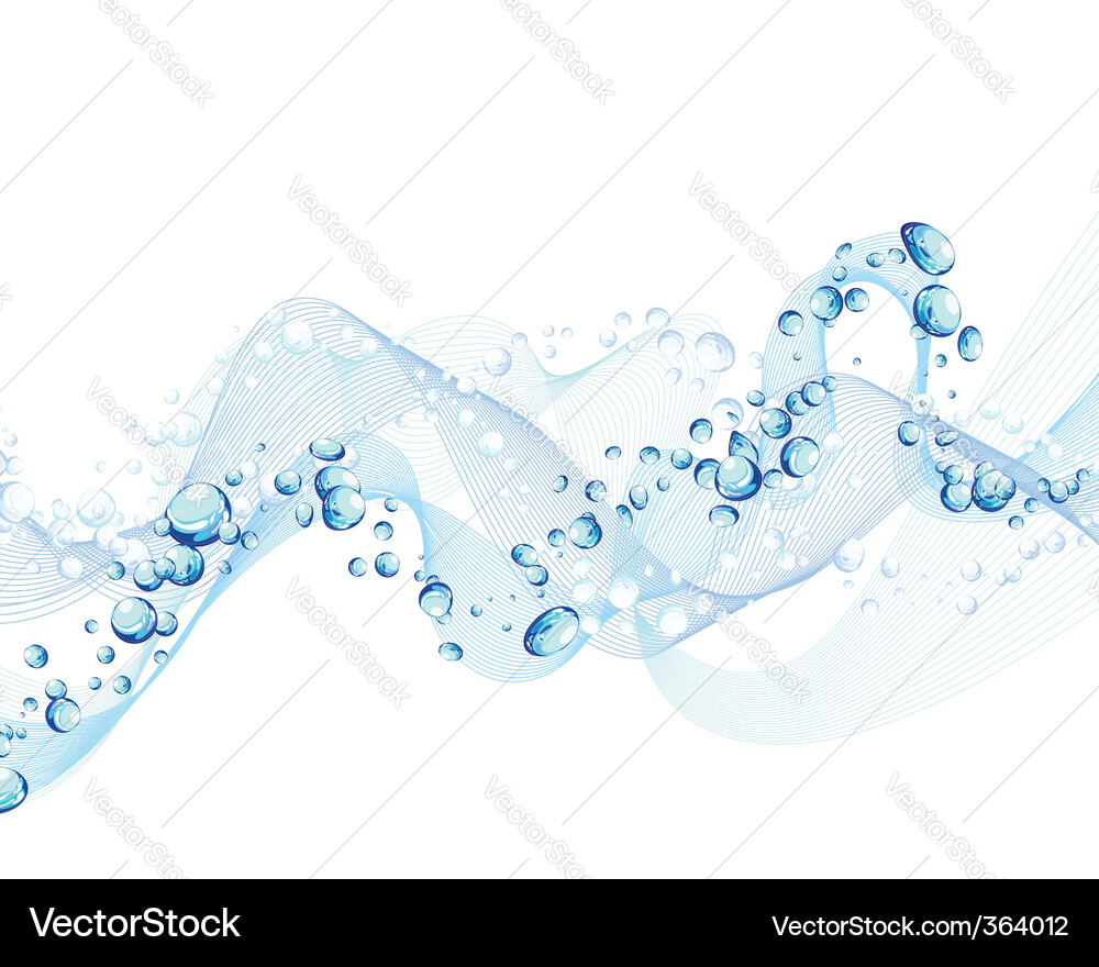 Water background Royalty Free Vector Image - VectorStock