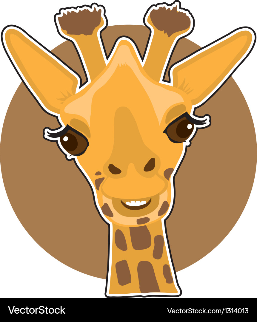 Giraffe Royalty Free Vector Image - VectorStock