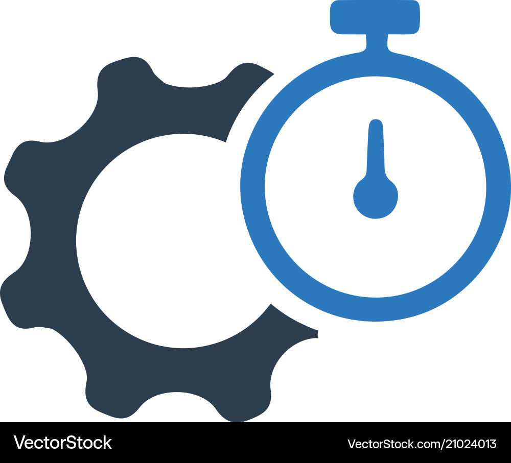 Performance efficiency icon Royalty Free Vector Image