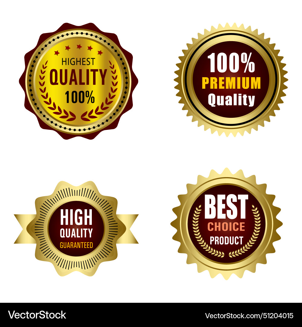 Badge design elements Royalty Free Vector Image