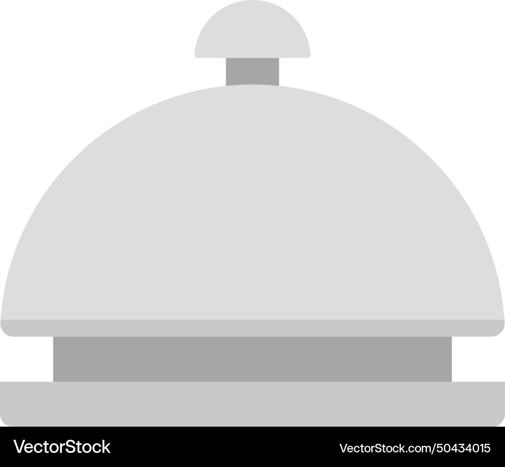 Desk bell icon image Royalty Free Vector Image