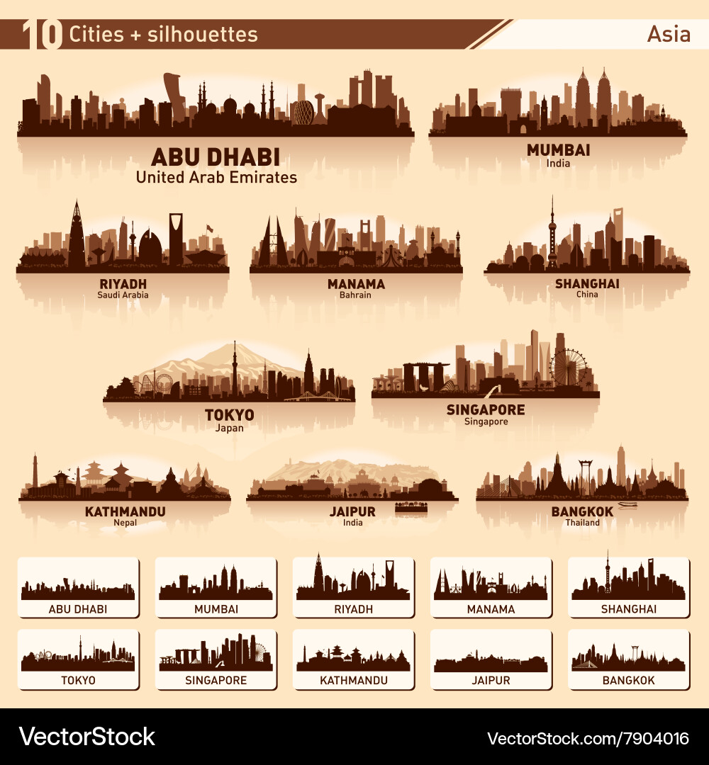 Jaipur City Skyline Silhouette Vector Images (81)