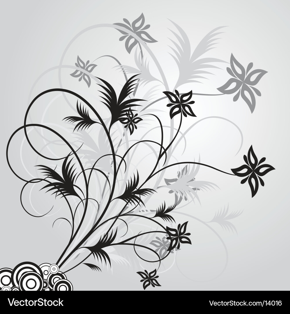 Floral background Royalty Free Vector Image - VectorStock