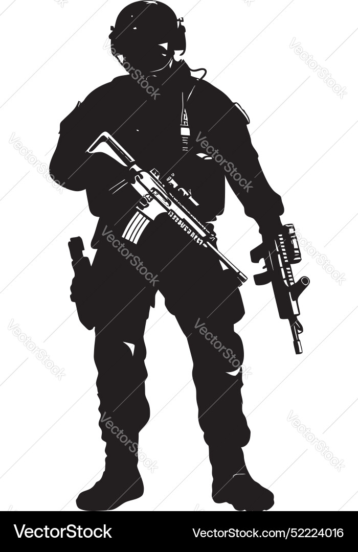 Rapid response icons sleek black logo for swat Vector Image