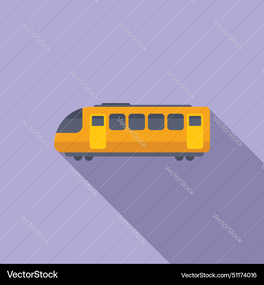 View modern tram icon flat high speed move Vector Image