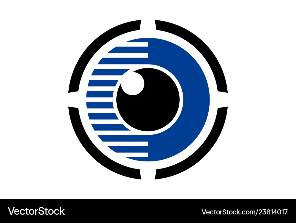 Abstract Eye Logo - Vision & Insight Vector Image