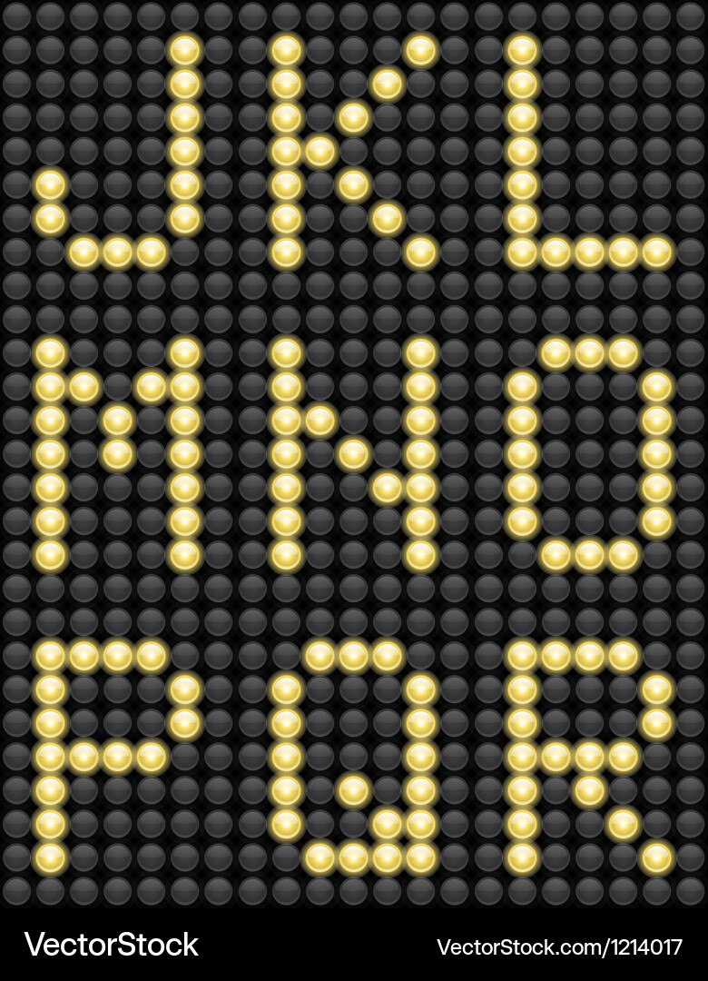 Alphabet Light Bulbs - ABC Series Royalty Free Vector Image