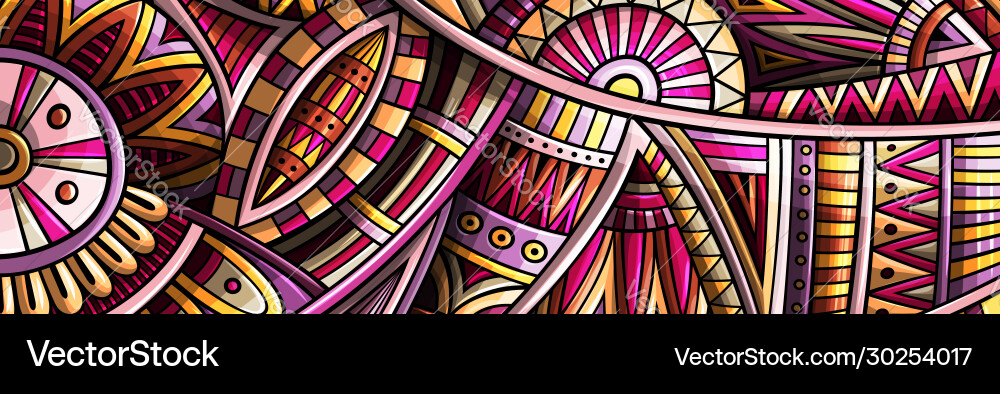 Ethnic Tribal Stripe Pattern Royalty Free Vector Image