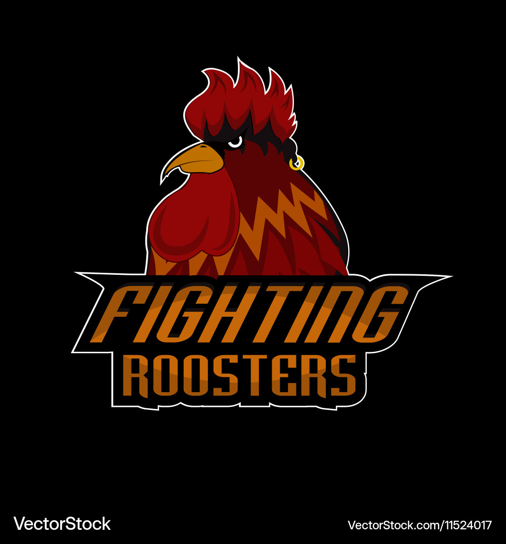 Fighting Chickens Logo Fighting Chicken Rooster Cockfight Gamecocks