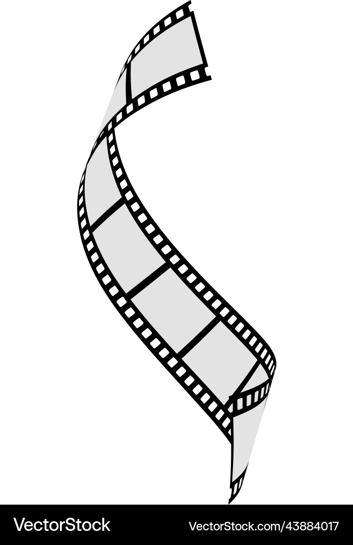 Film Strip Template - Cinematic Frame Royalty Free Vector