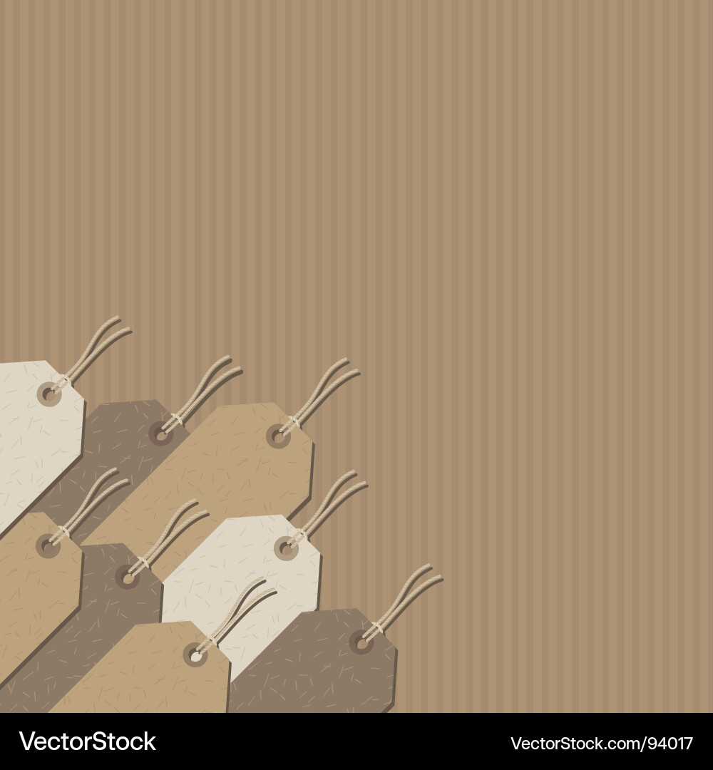Paper and tags Royalty Free Vector Image - VectorStock