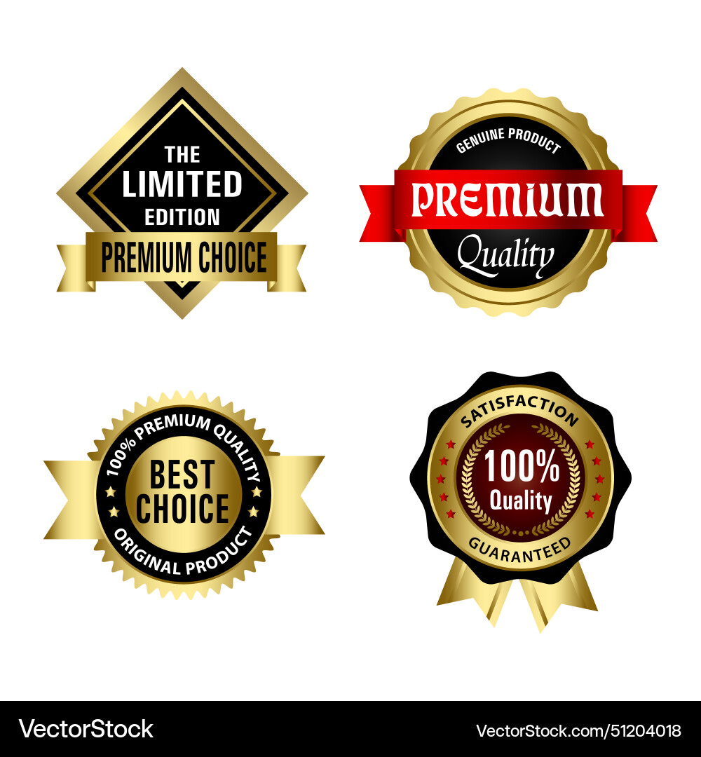 Badge design Royalty Free Vector Image - VectorStock