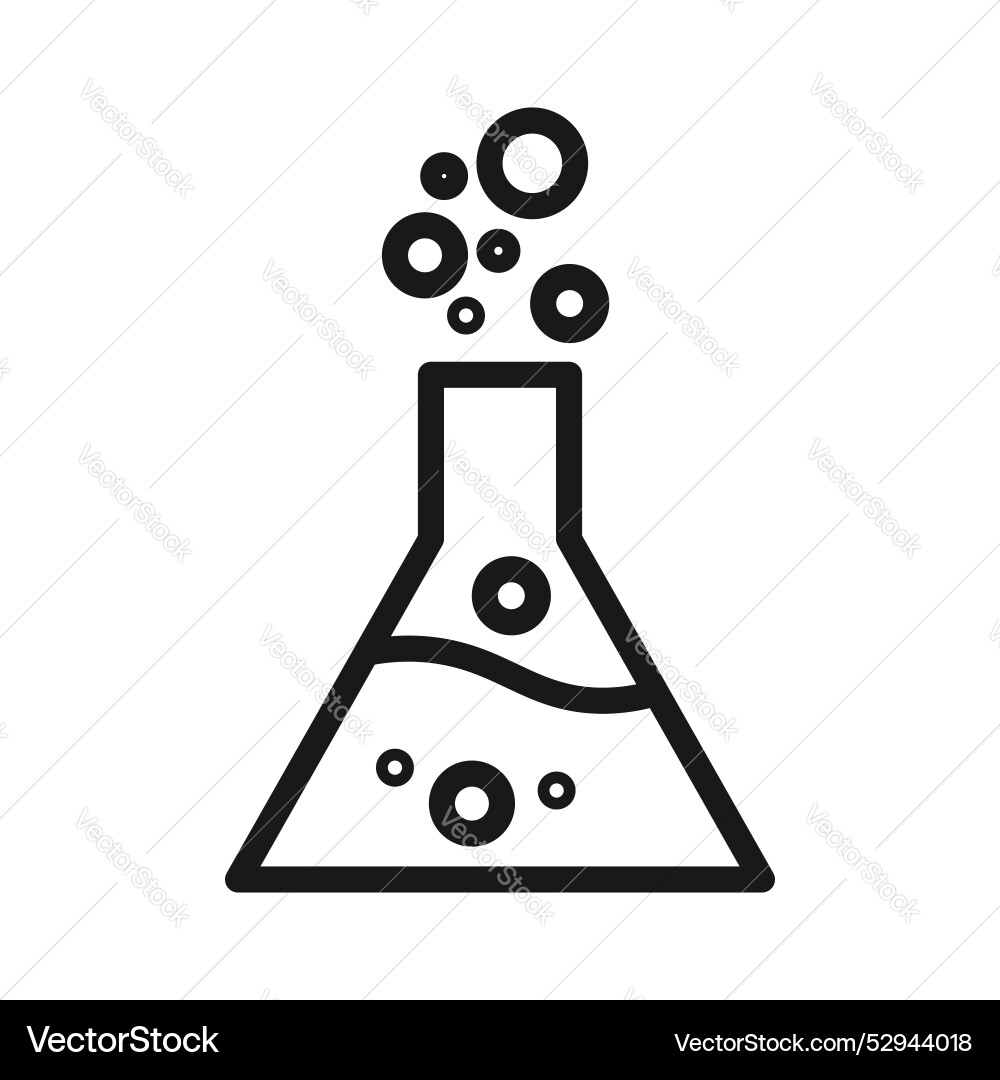 Flask icon Royalty Free Vector Image - VectorStock