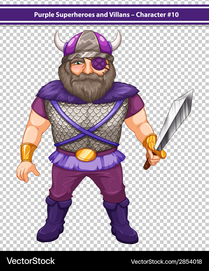 Male viking Royalty Free Vector Image - VectorStock