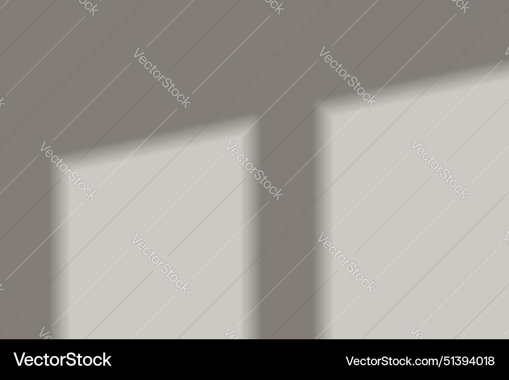 Shadow overlay effect soft realistic Royalty Free Vector