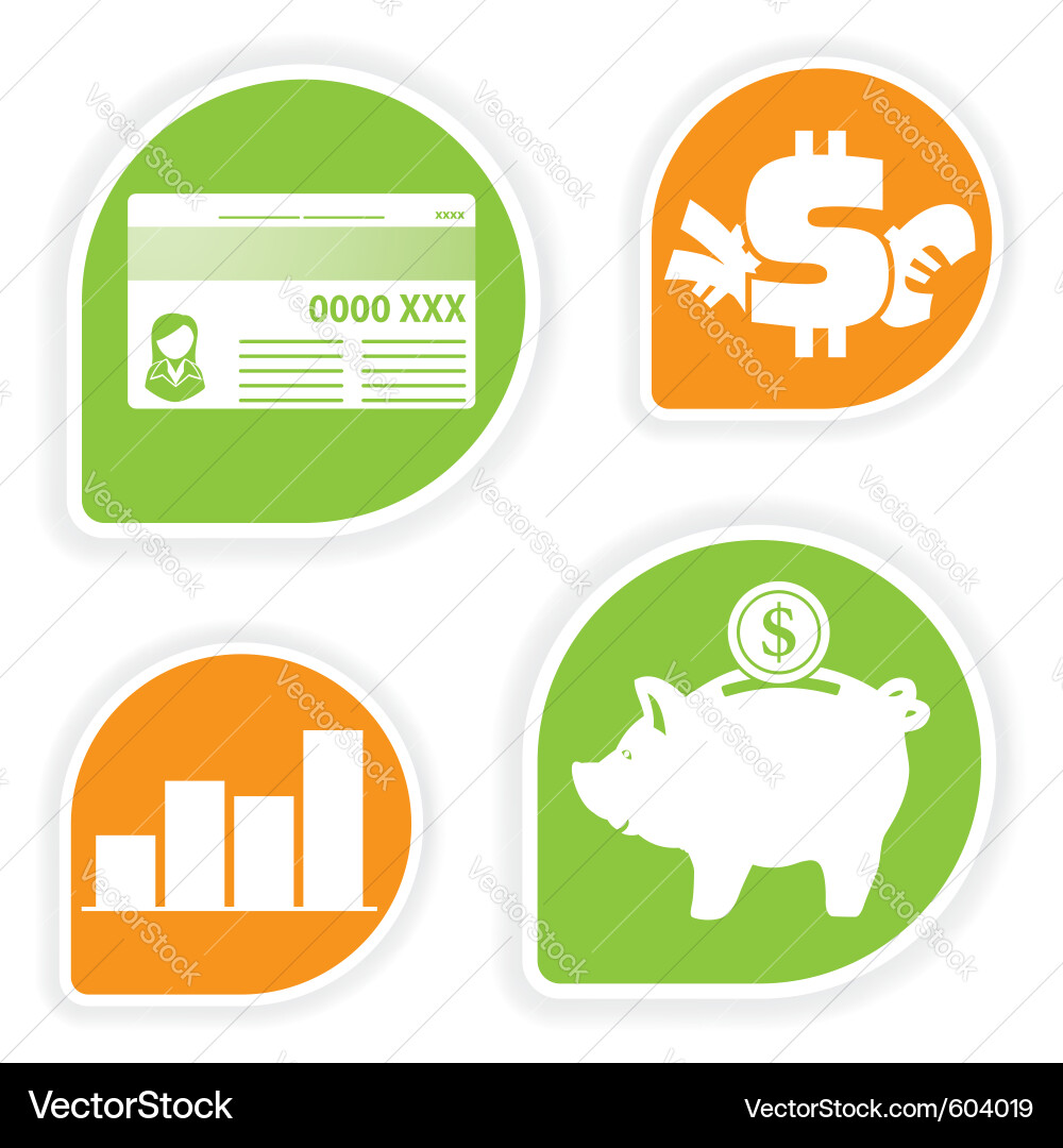 Business sticker Royalty Free Vector Image - VectorStock