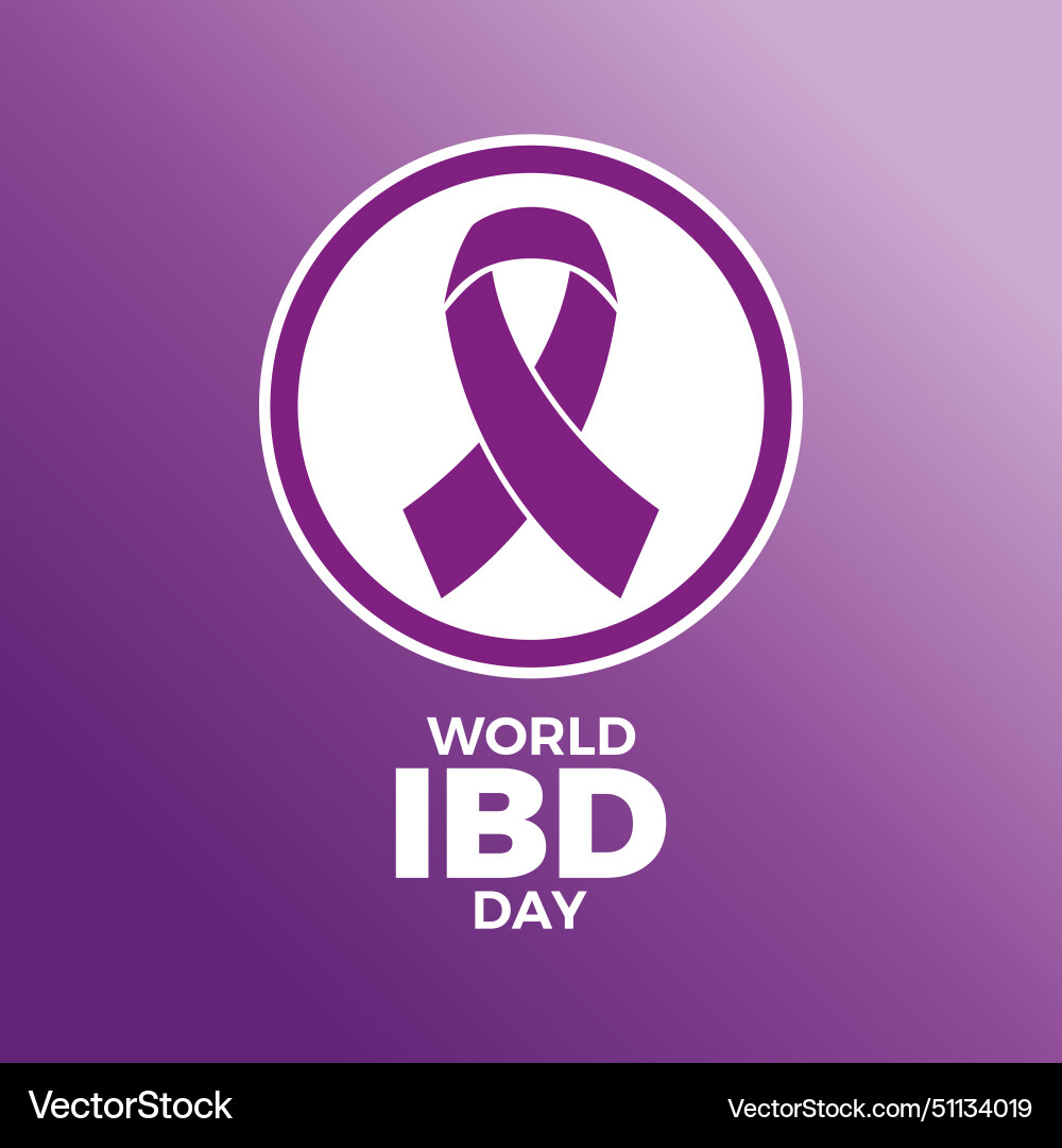 World ibd day poster Royalty Free Vector Image