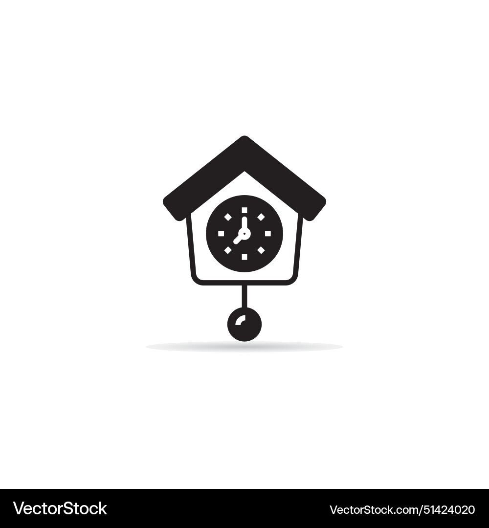 Pendulum clock icon Royalty Free Vector Image - VectorStock
