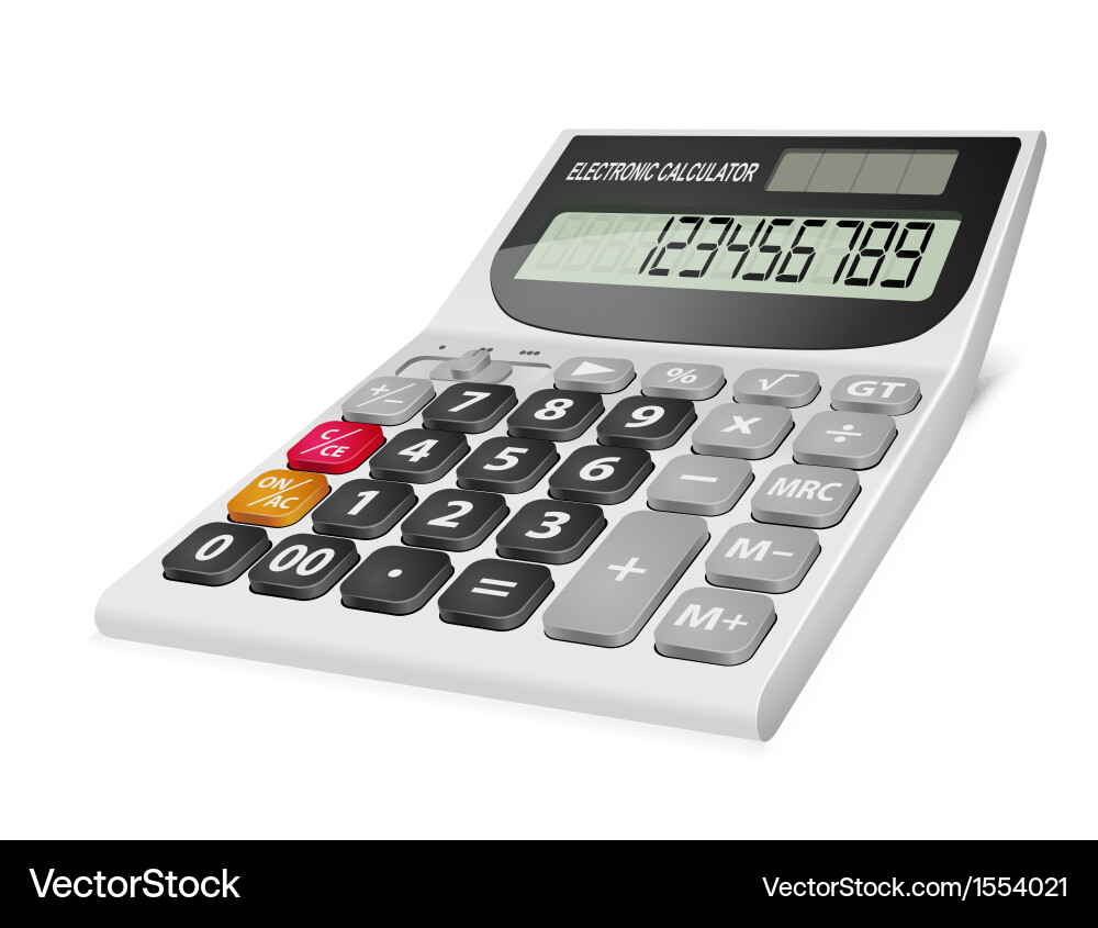 Calculator Royalty Free Vector Image - VectorStock