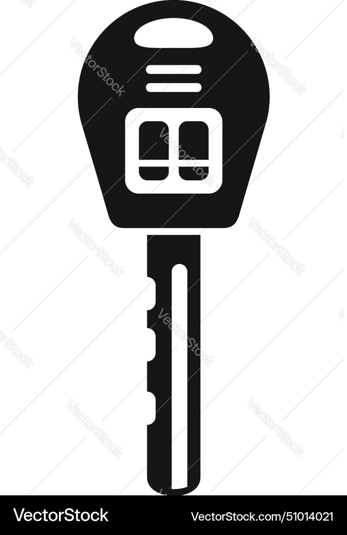 Code smart key icon simple control Royalty Free Vector Image