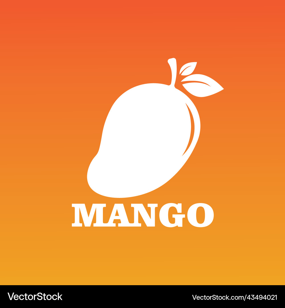 Mango logo Royalty Free Vector Image - VectorStock