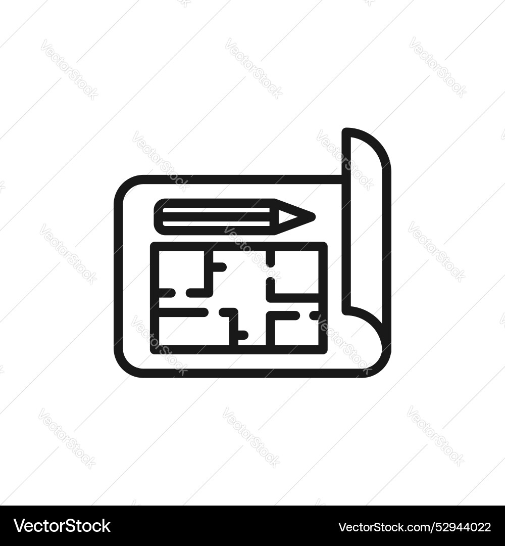 Floor plan icon Royalty Free Vector Image - VectorStock