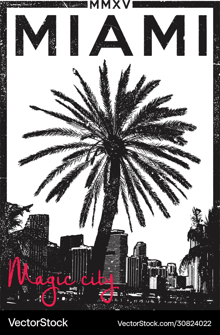 Magic city Royalty Free Vector Image - VectorStock