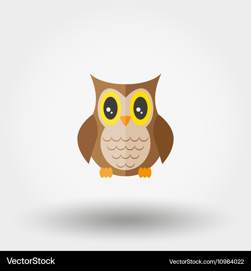 Owl stuffed toy Royalty Free Vector Image - VectorStock