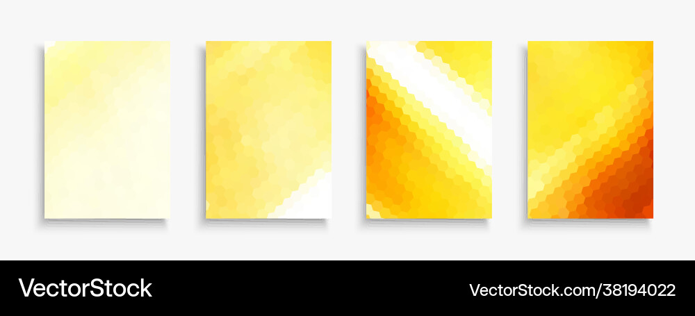 Set bright colorful covers templates banners Vector Image