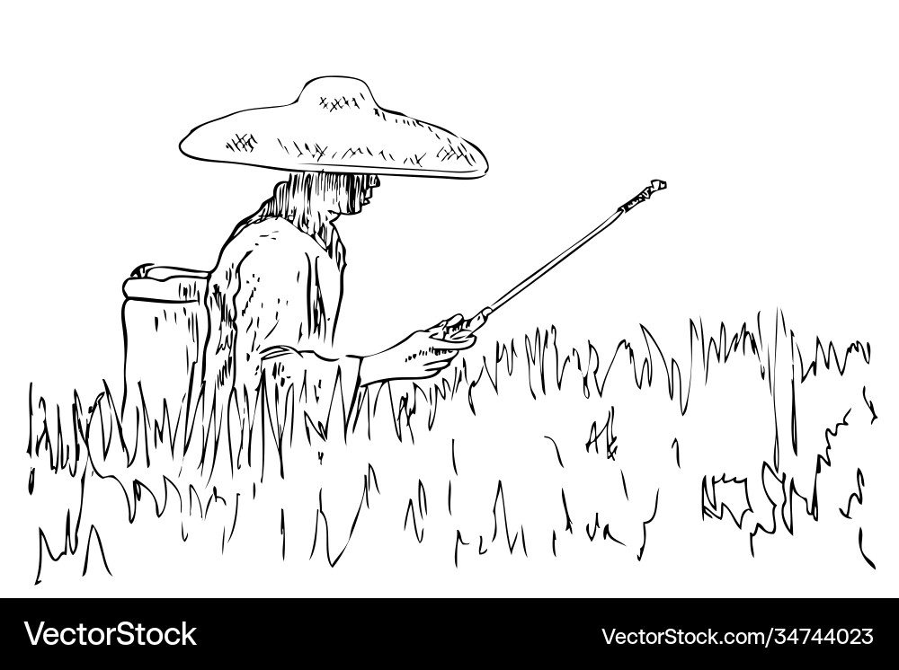 Farmer Farming Drawing 71+ Thousand Farmer Drawing Royalty Free