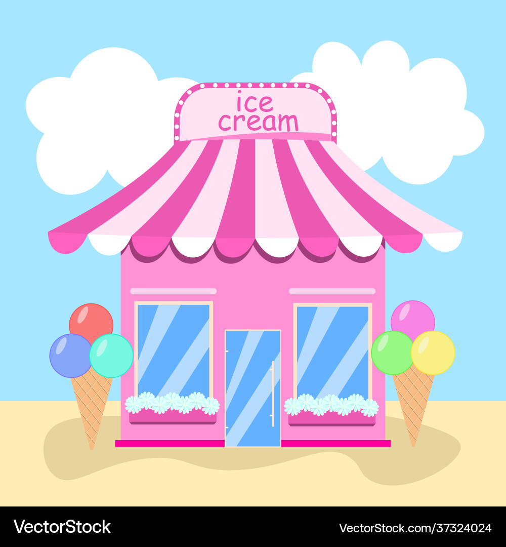 Ice Cream Shop Clipart
