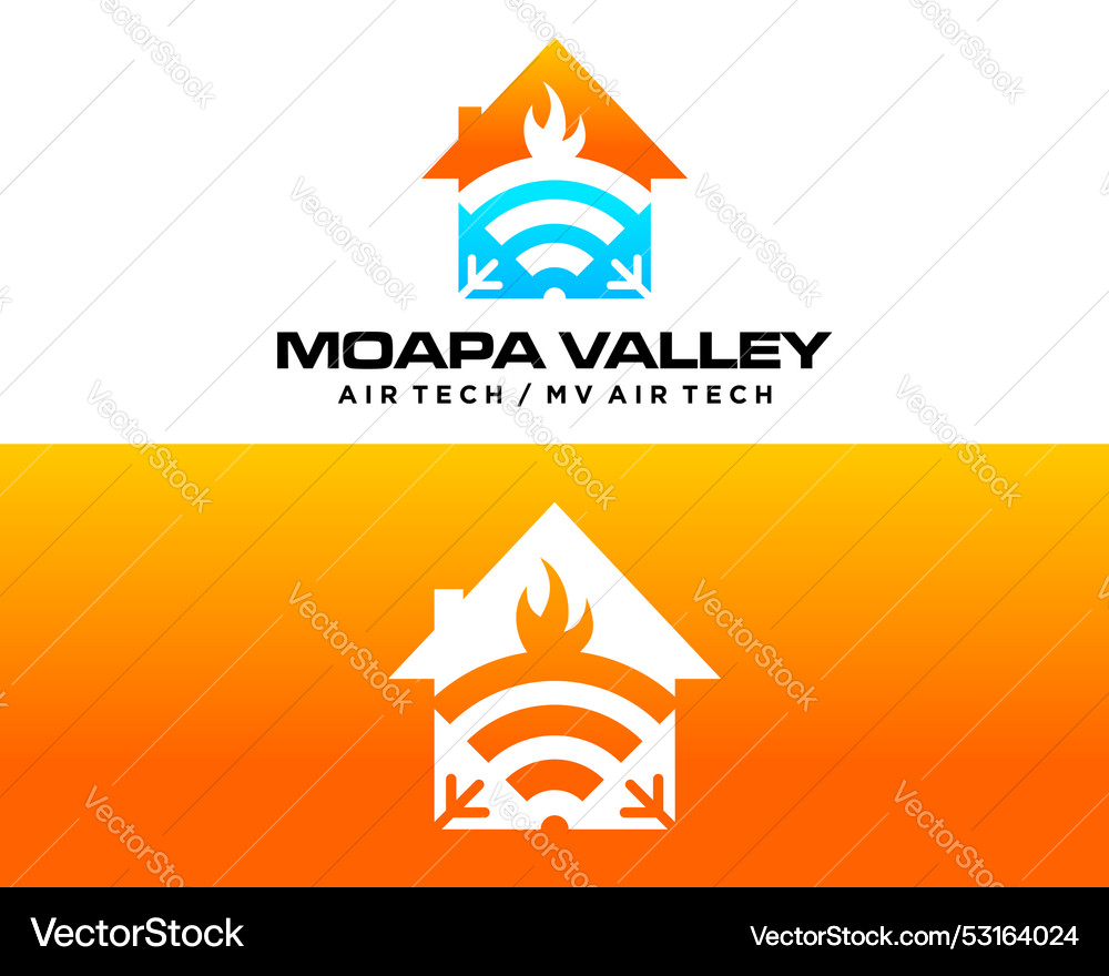 Air tech logo Royalty Free Vector Image - VectorStock