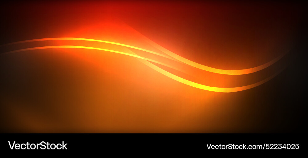 Neon glowing circle rays light round lines Vector Image