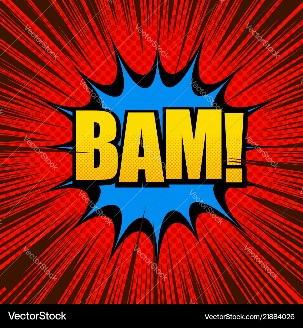 Comic book bright template Royalty Free Vector Image