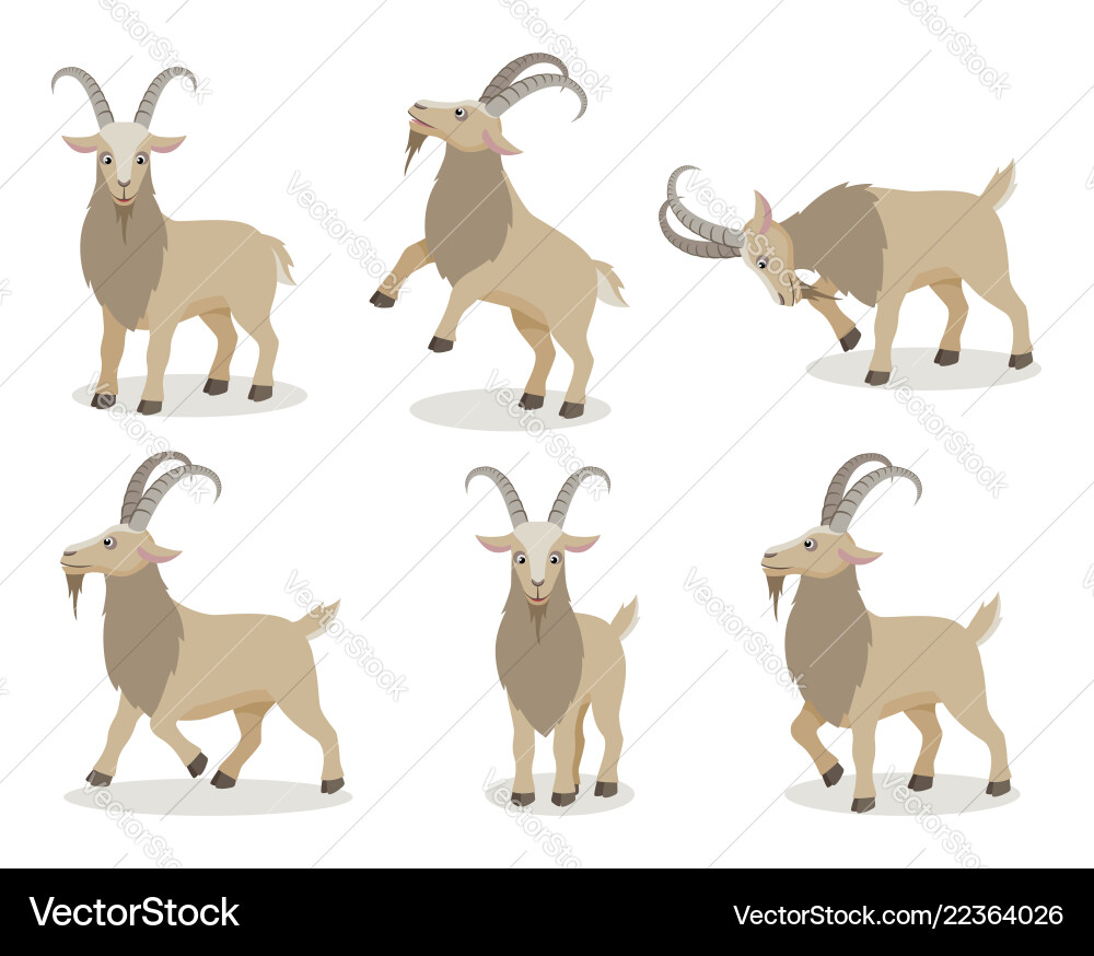 Pretty Goat Little Vector Images (47)