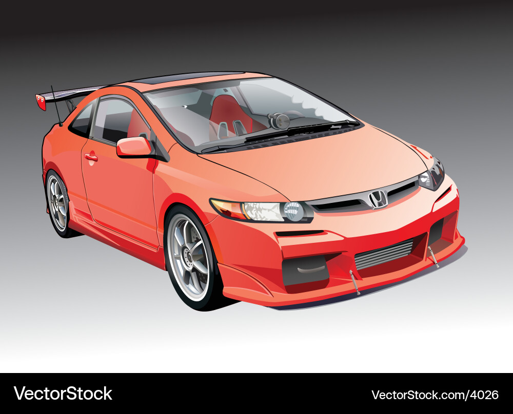 Sports car Royalty Free Vector Image - VectorStock