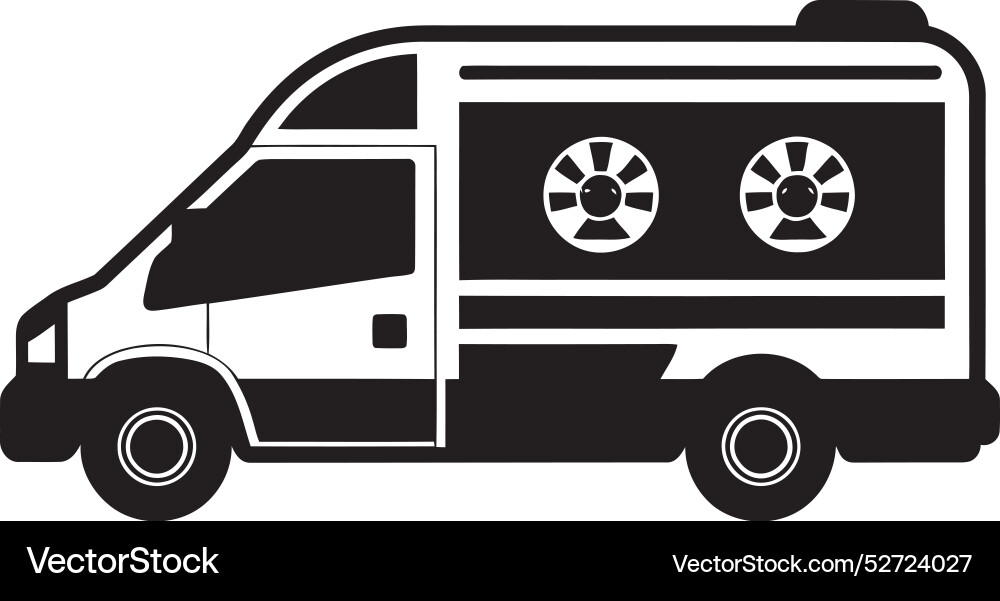 Ambulance dispatch orchestrating response Vector Image