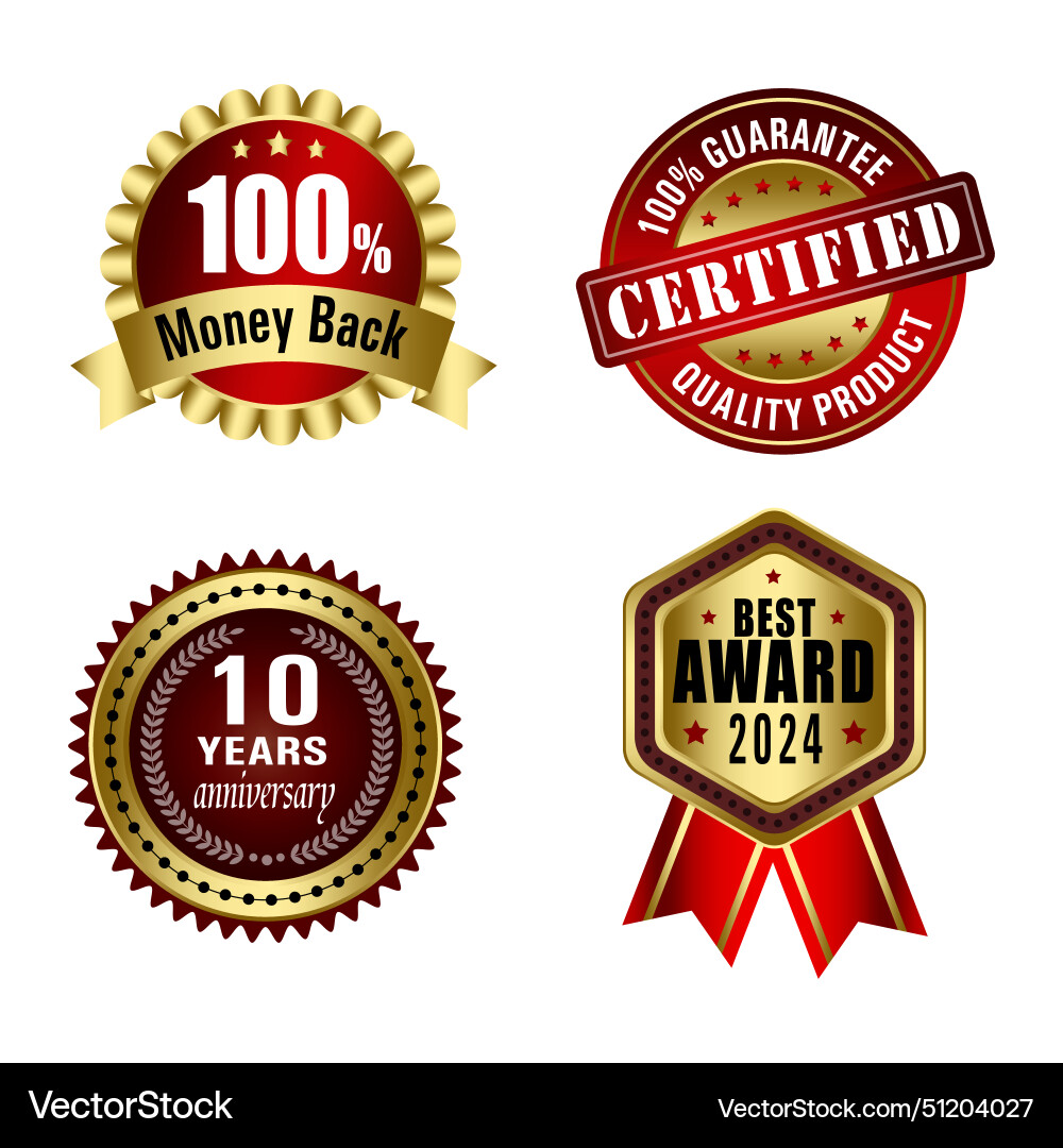 Badge design Royalty Free Vector Image - VectorStock