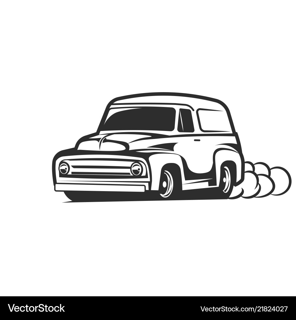 Delivery fast car Royalty Free Vector Image - VectorStock