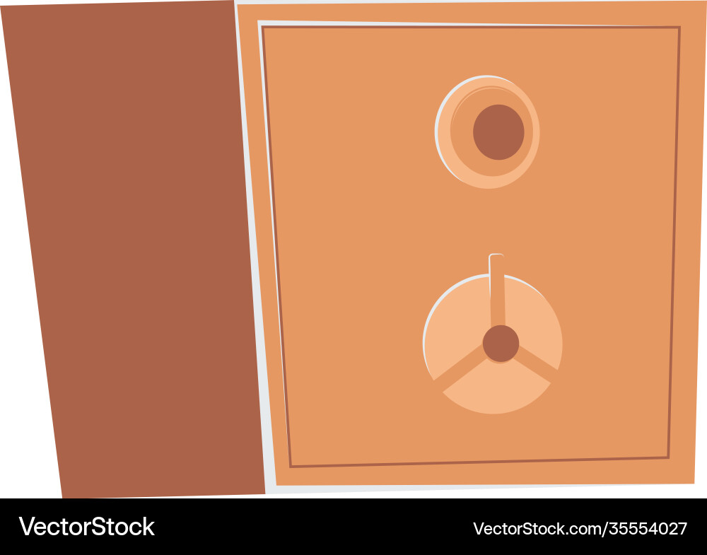 Safe flat icon Royalty Free Vector Image - VectorStock