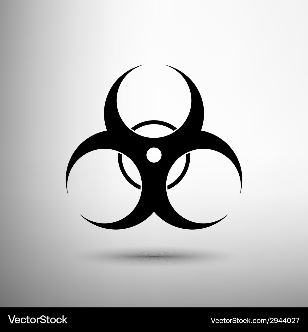 Toxic symbol Royalty Free Vector Image - VectorStock