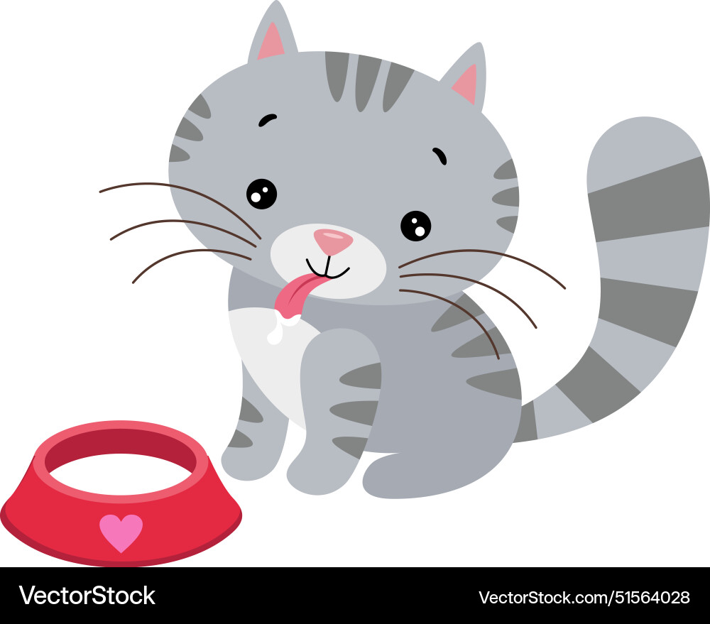 Cat Drinking Cartoon Vector Images (over 2,400)